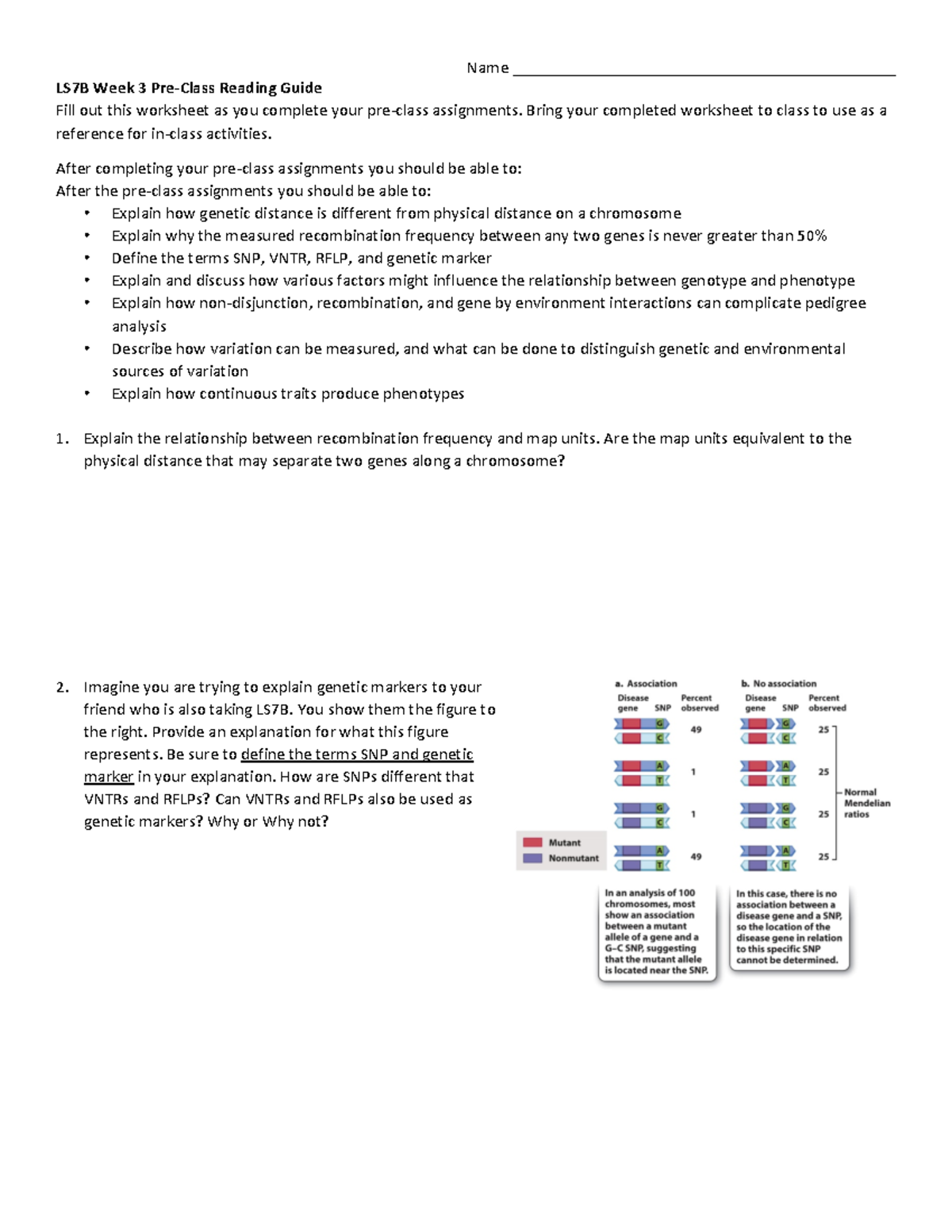 LS7B Week 3 Pre-Class Reading Guide - Name ...