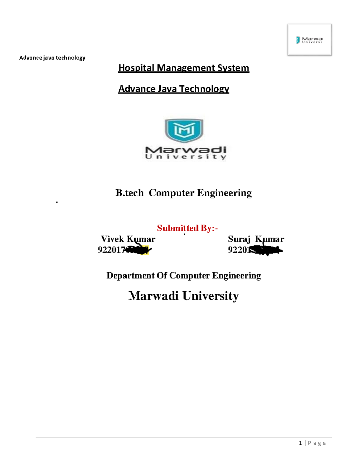Hospital Managment Project SE-converted - Hospital Management System ...