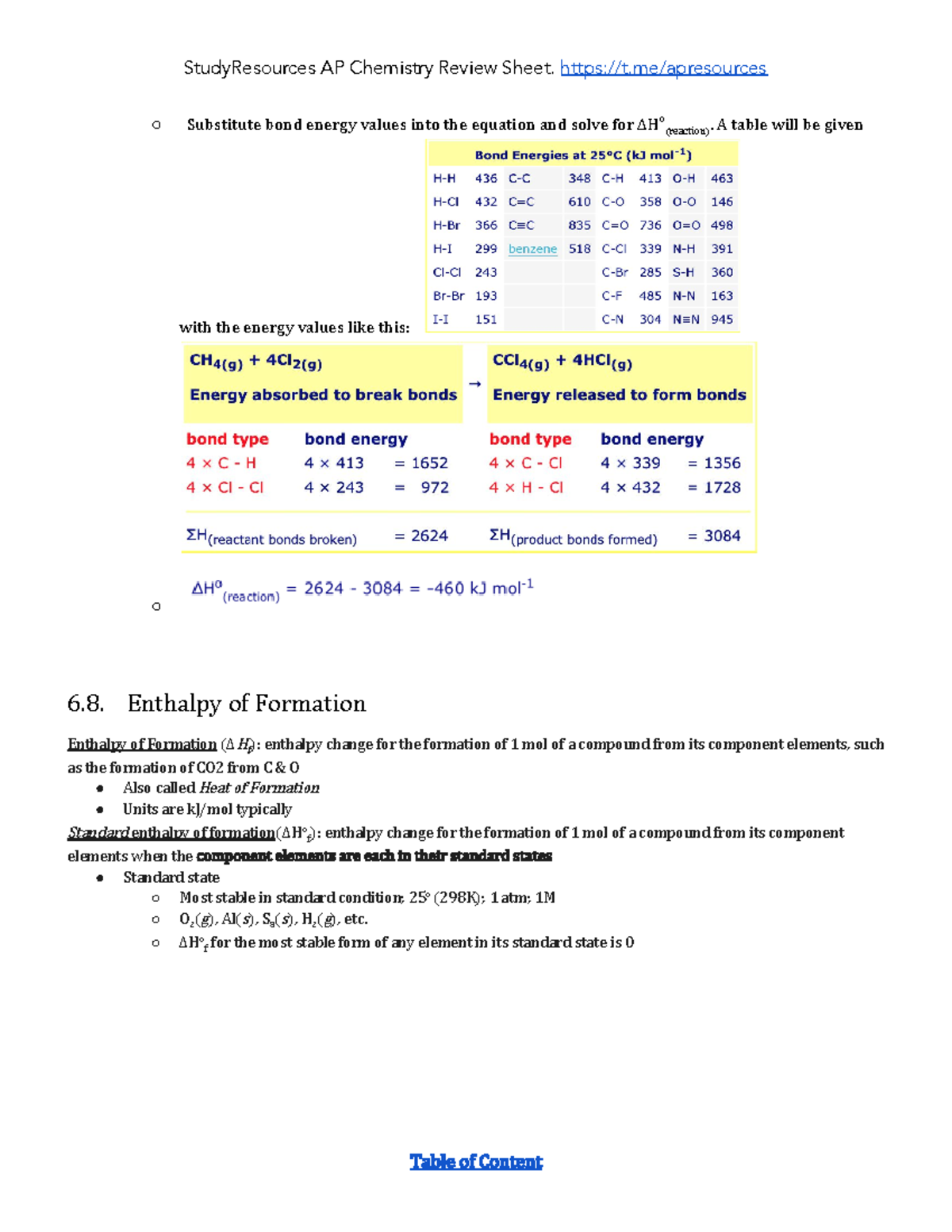 Fundamentals Chemistry Part 16 - StudyResources AP Chemistry Review ...