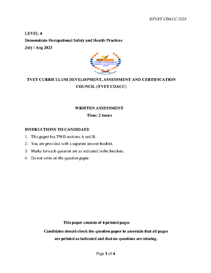 Environmental Literacy L6 - LEVEL 6 Demonstrate Environmental Literacy ...