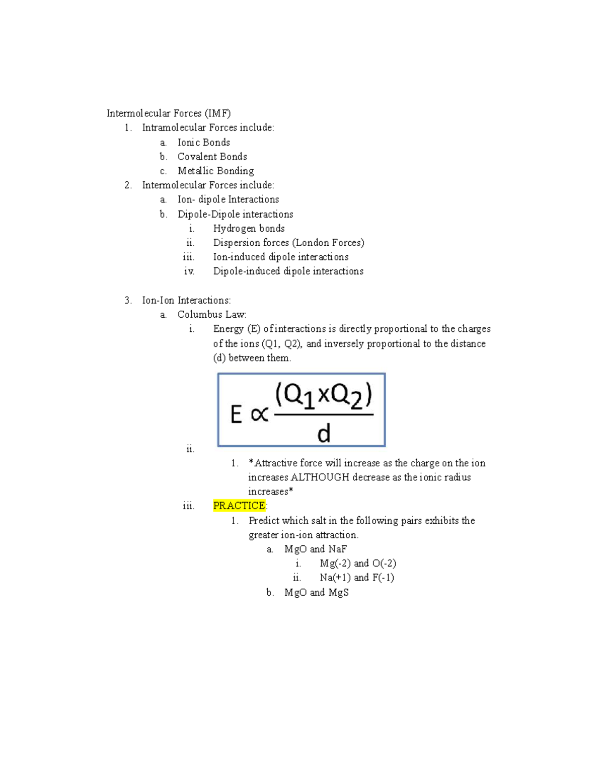 Lecture%20notes%20(CHEM-105) - Intermolecular Forces (IMF) 1 ...