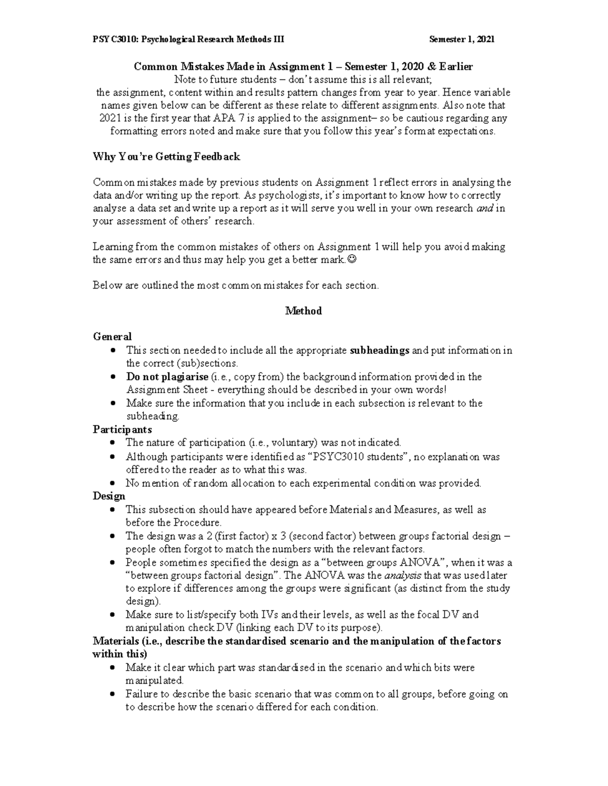 Common Mistakes For Assignment 1 Common Mistakes Made In Assignment 1 common-mistakes-for-assignment-1-common-mistakes-made-in-assignment-1