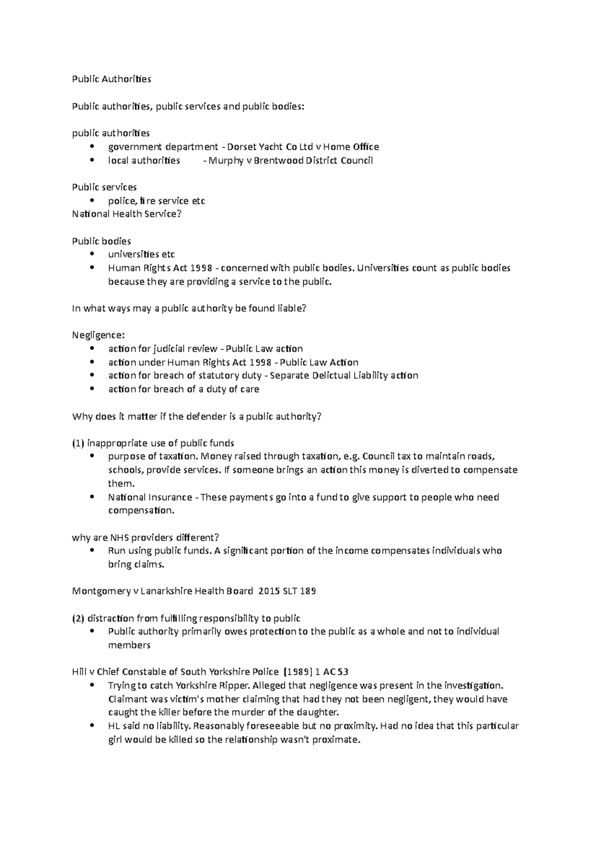 Public Authorities - Public Authoriies Public authoriies, public ...