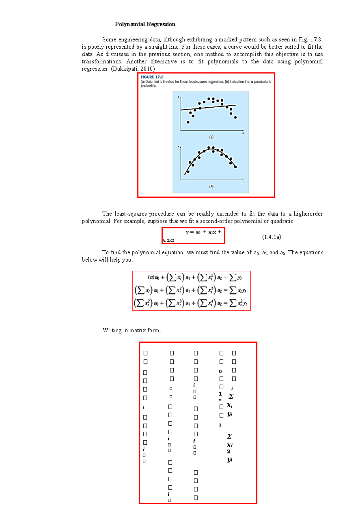 Polynomial Regression - Polynomial Regression Some engineering data ...