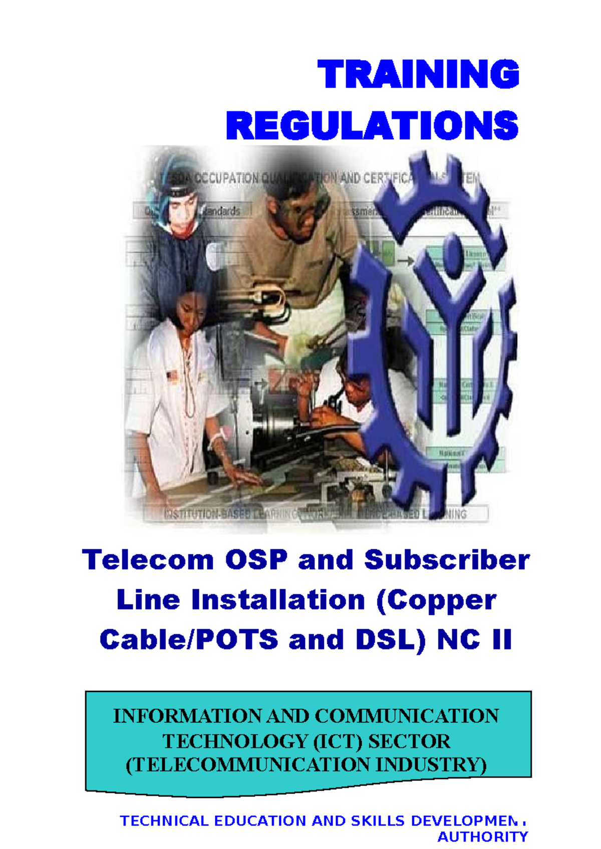 TR Telecom OSP and Subscriber Line Installation (Copper Cable-POTS and ...