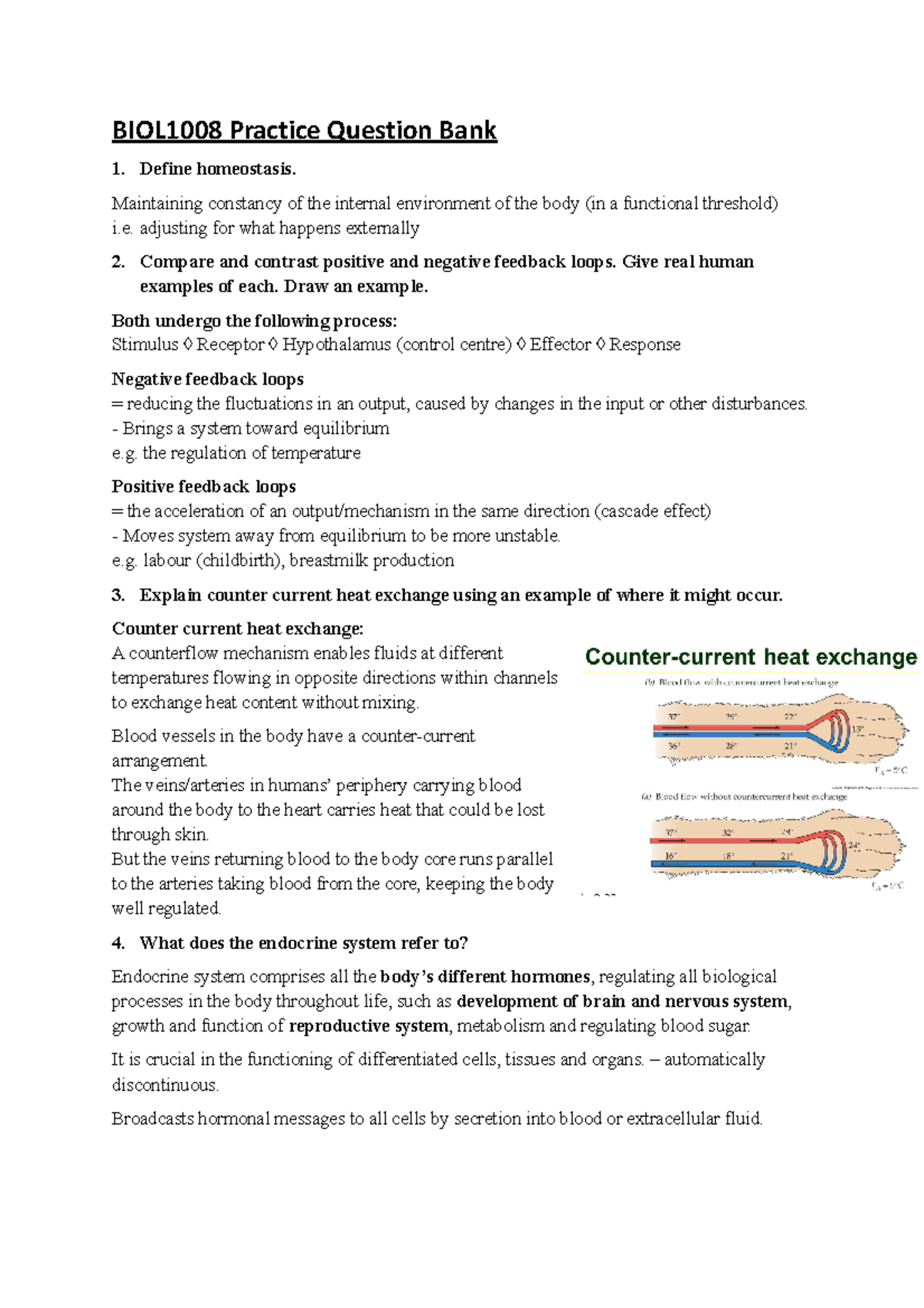 BIOL1008 Practice Question Bank (Mid-Sem Exam) - BIOL1008 Practice ...