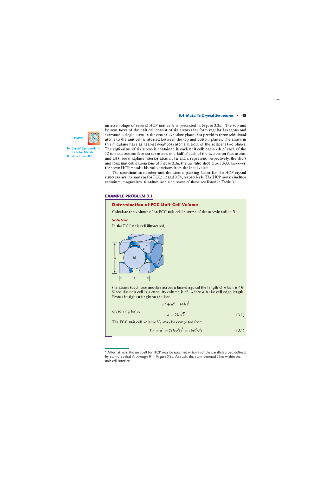 Fundamentals of Materials Science and Engineering ( PDFDrive )-8 - 3 Metallic Crystal Structures ...