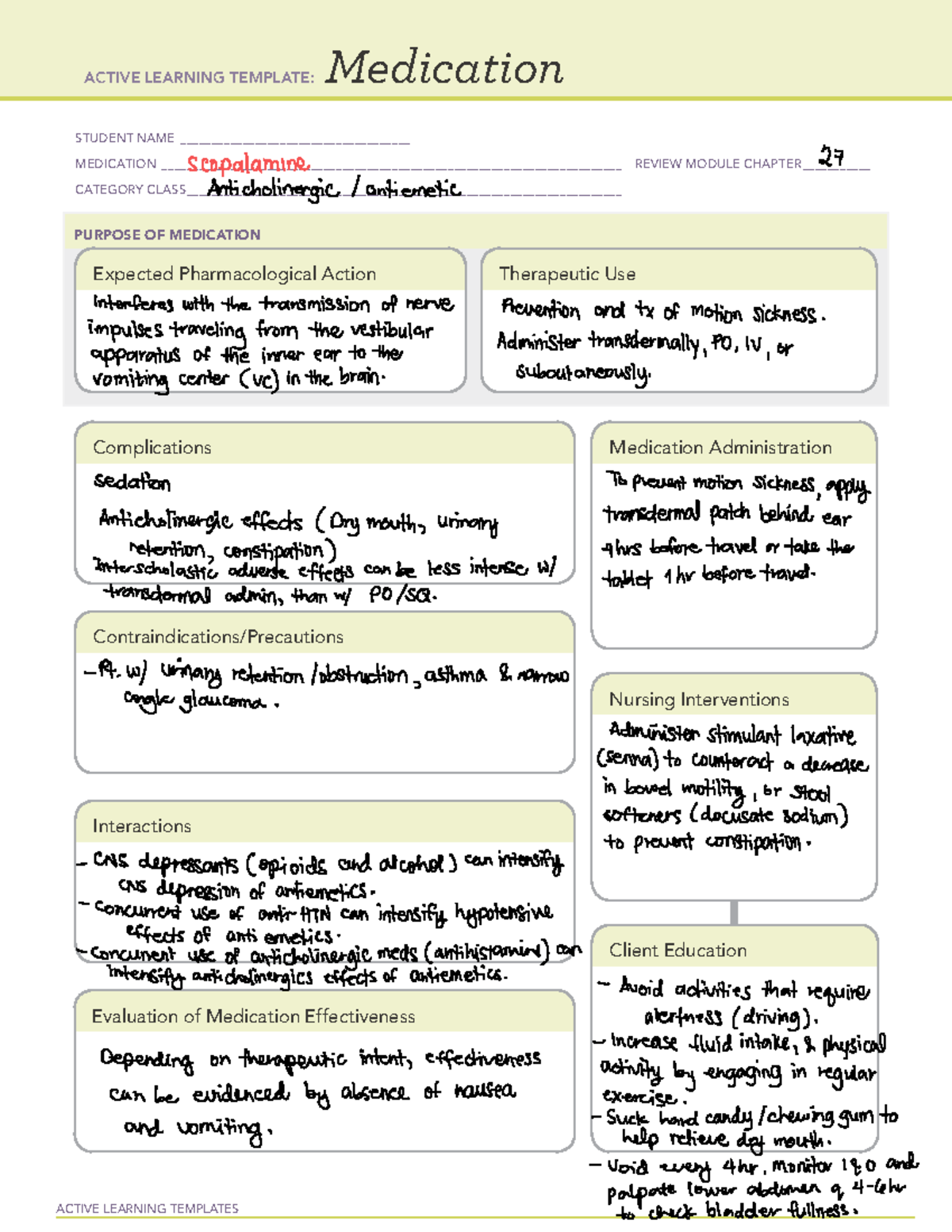 ALT3 - Active learning template - ACTIVE LEARNING TEMPLATES Medication ...