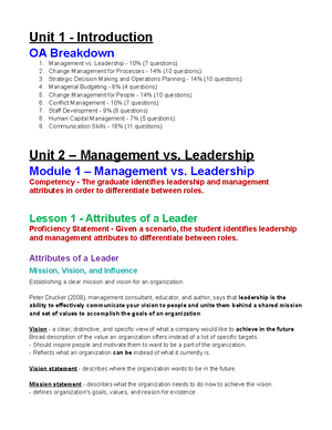 Module 2 Key Points - Module 2 Strategic Decision-Making and ...