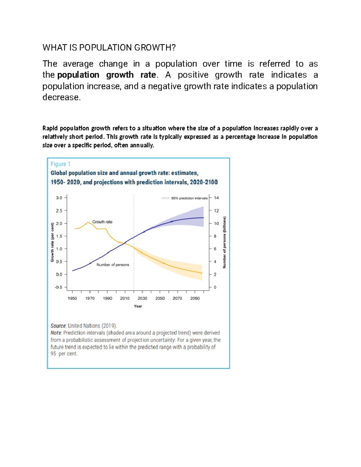 WHAT IS Population Growth - WHAT IS POPULATION GROWTH? The average ...