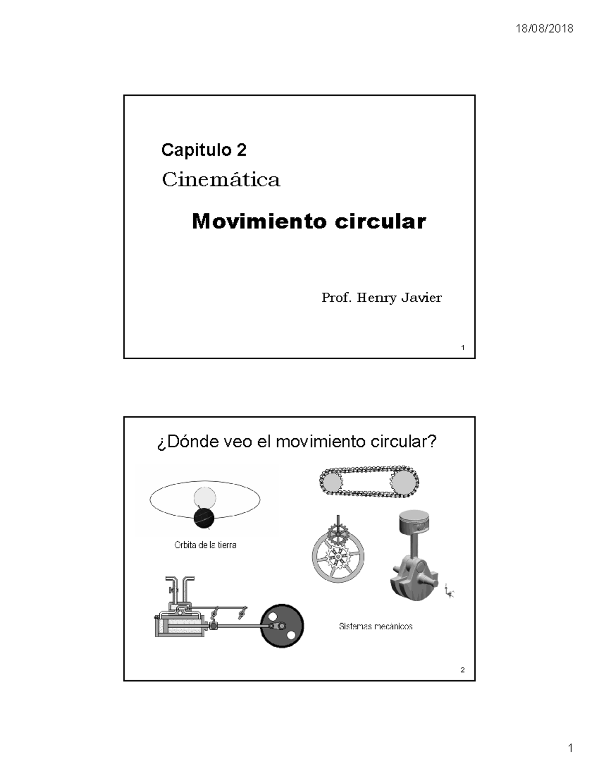 [2d] Cinematica-Circular - 1 Capitulo 2 Cinemática Movimiento circular ...