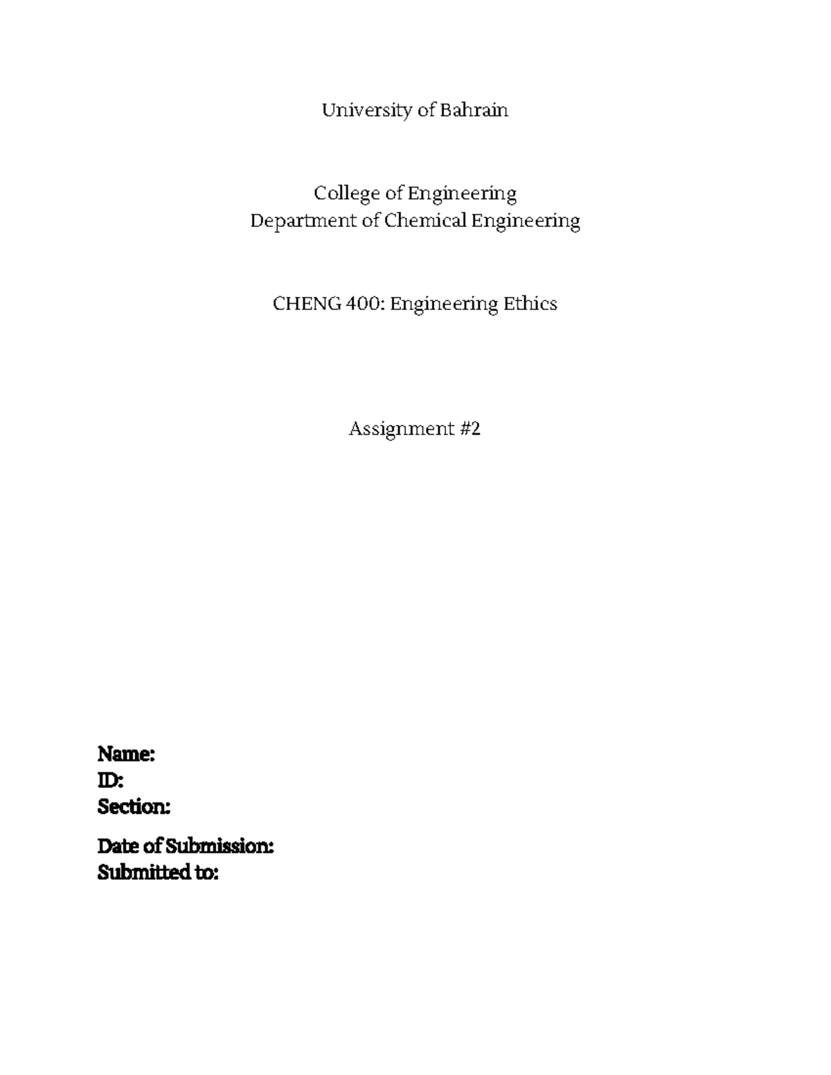 Engineering Ethics Comparison of NSPE and BSE Code of Ethics ...