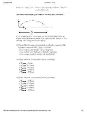 Formula sheet - Useful for exam cramming and other aspects. - Phys 211 ...