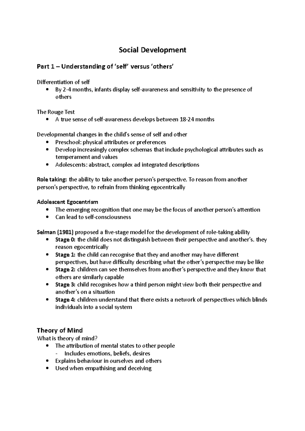 Week 3 - Social Development - Social Development Part 1 – Understanding ...