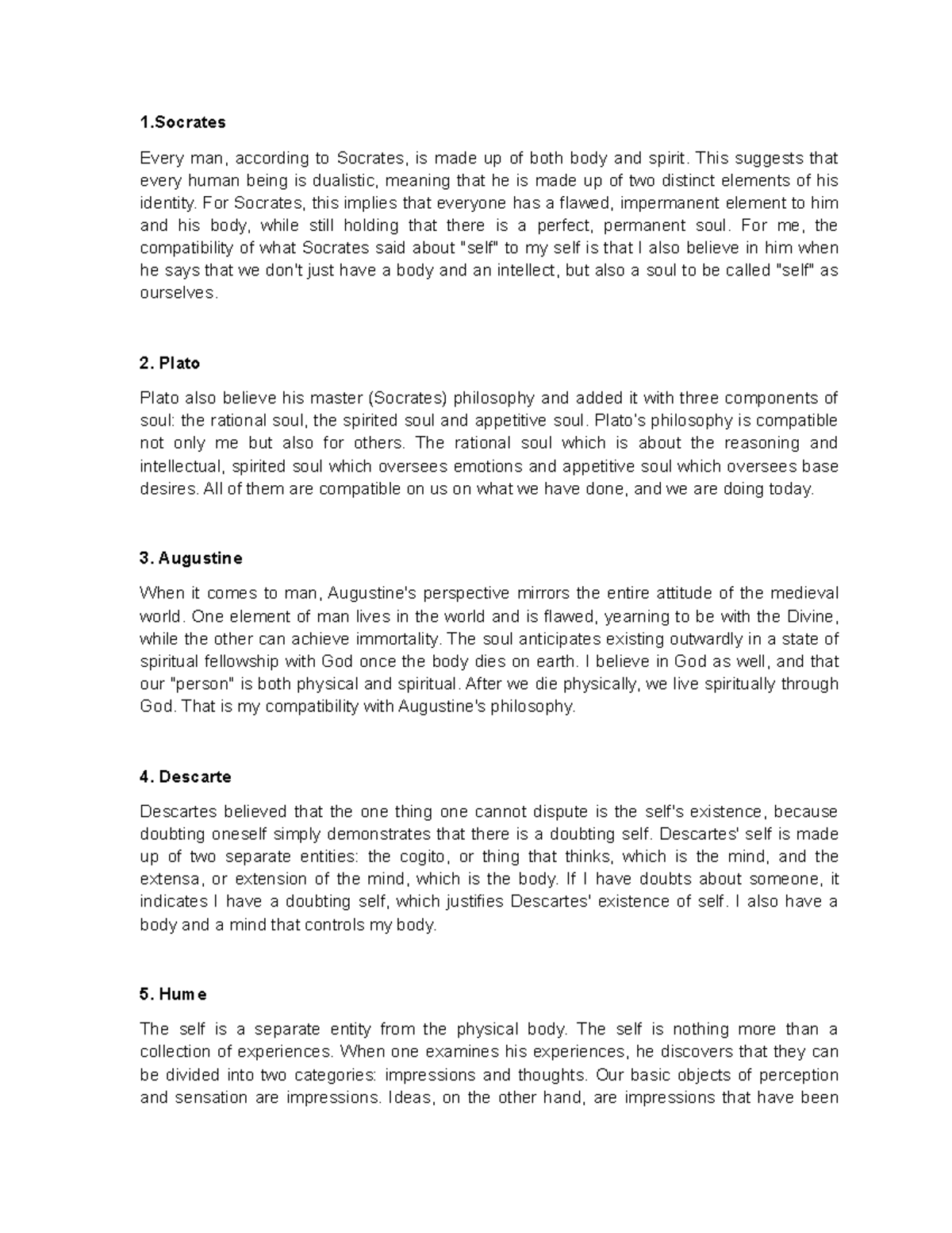 Philosophers plato, ryle - 1 Every man, according to Socrates, is made ...