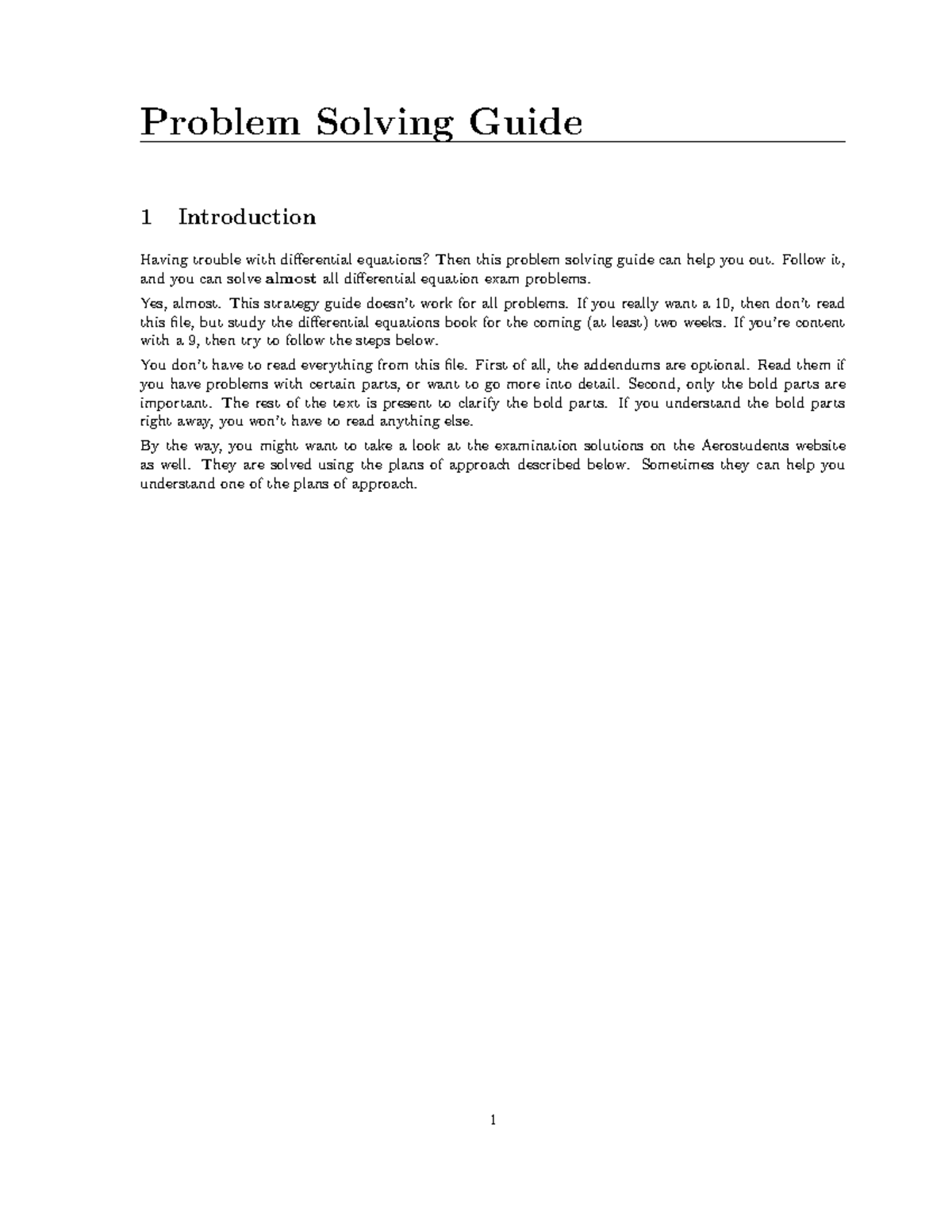 Problem Solving Guide, Explanationing to solve any type sum - Problem ...