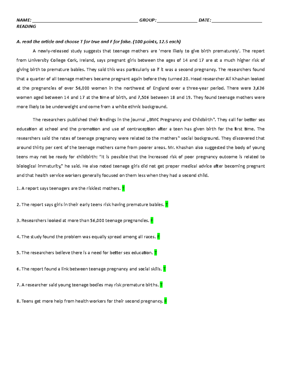 Unit 13 reading - copia copy - NAME ...