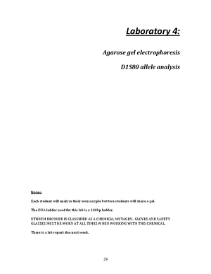 MOL 214 Lab 5 - Professor Daniel Notterman, Professor Elizabeth Gavis ...