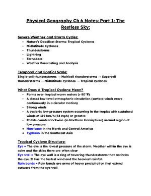 Chapter 1; Geographer'S Toolkit - THE PHYSICAL EARTH (1 - 1) Physical ...