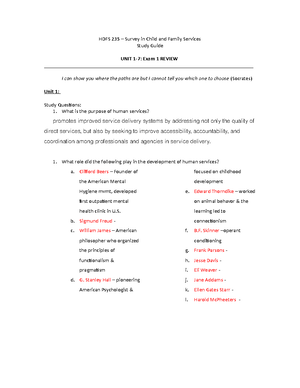 Module 2 - How Do We Study Families? ★ How to study families Basic unit ...