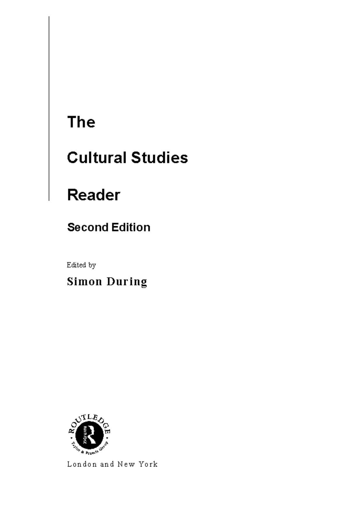 Week 3 Reading Hall - Encoding-Decoding - The Cultural Studies Reader ...