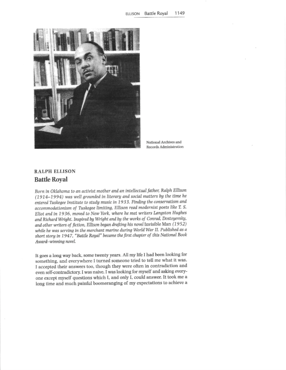 Battle Royal - ENG 111 - Studocu