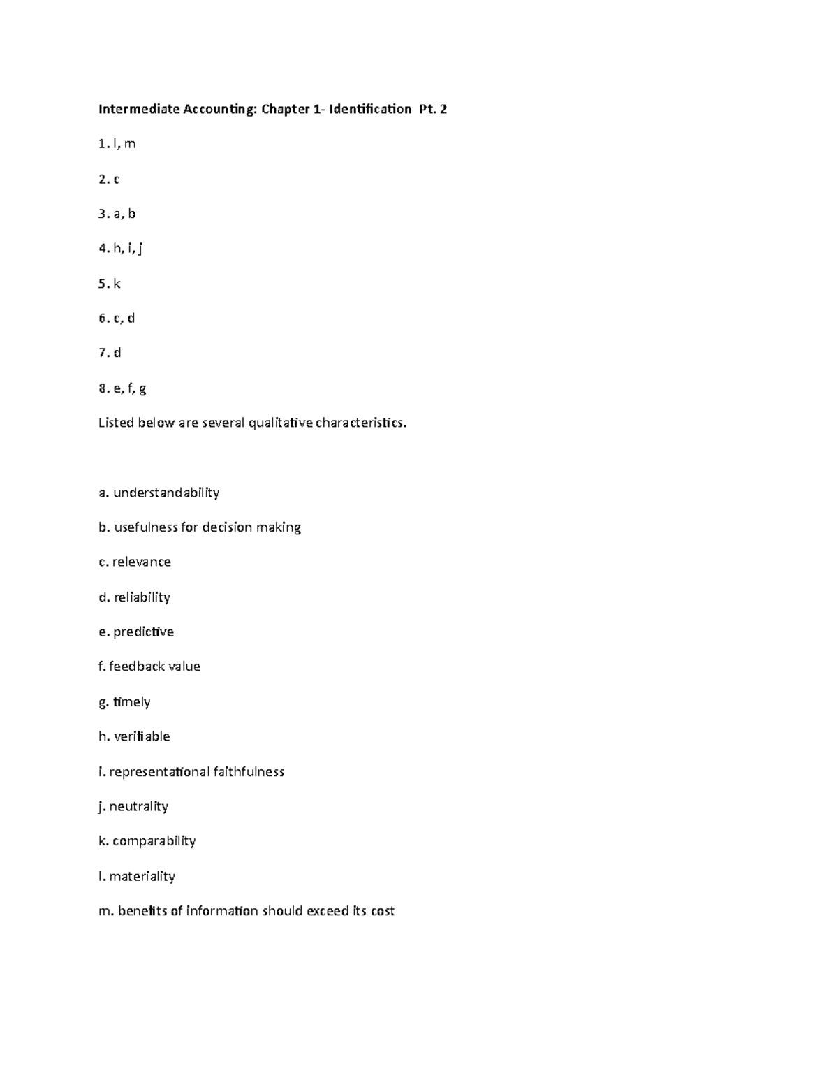 IA1 Chapter 1- Identification Pt. 2 - Intermediate Accounting: Chapter ...