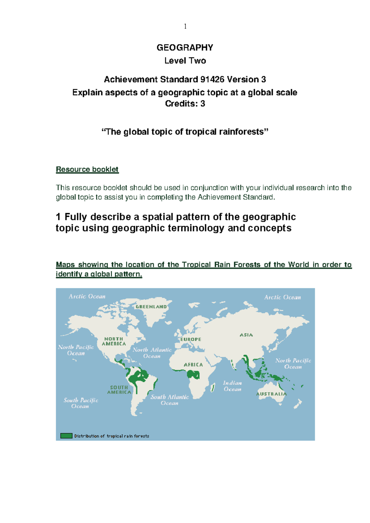 Level 2 - GEOGRAPHY Level Two Achievement Standard 91426 Version 3 ...