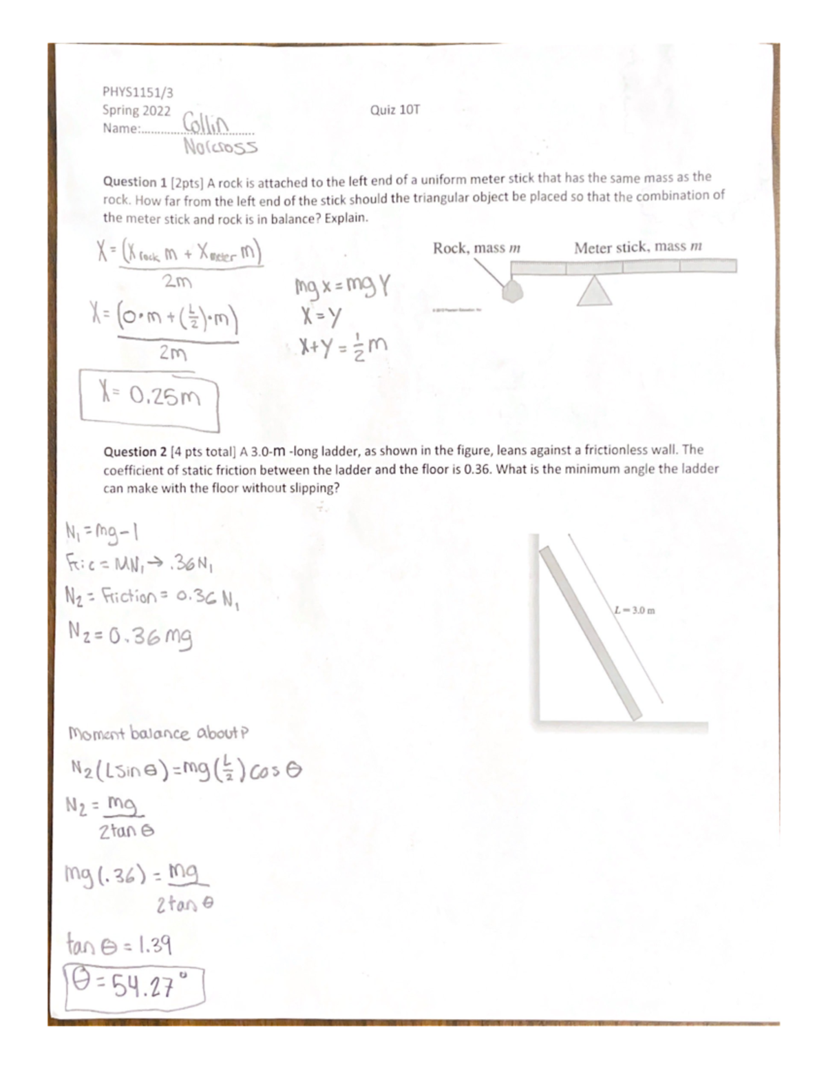 Quiz10T - Interactive Learning Seminar Quiz 10 taken in ILS - Spring ...