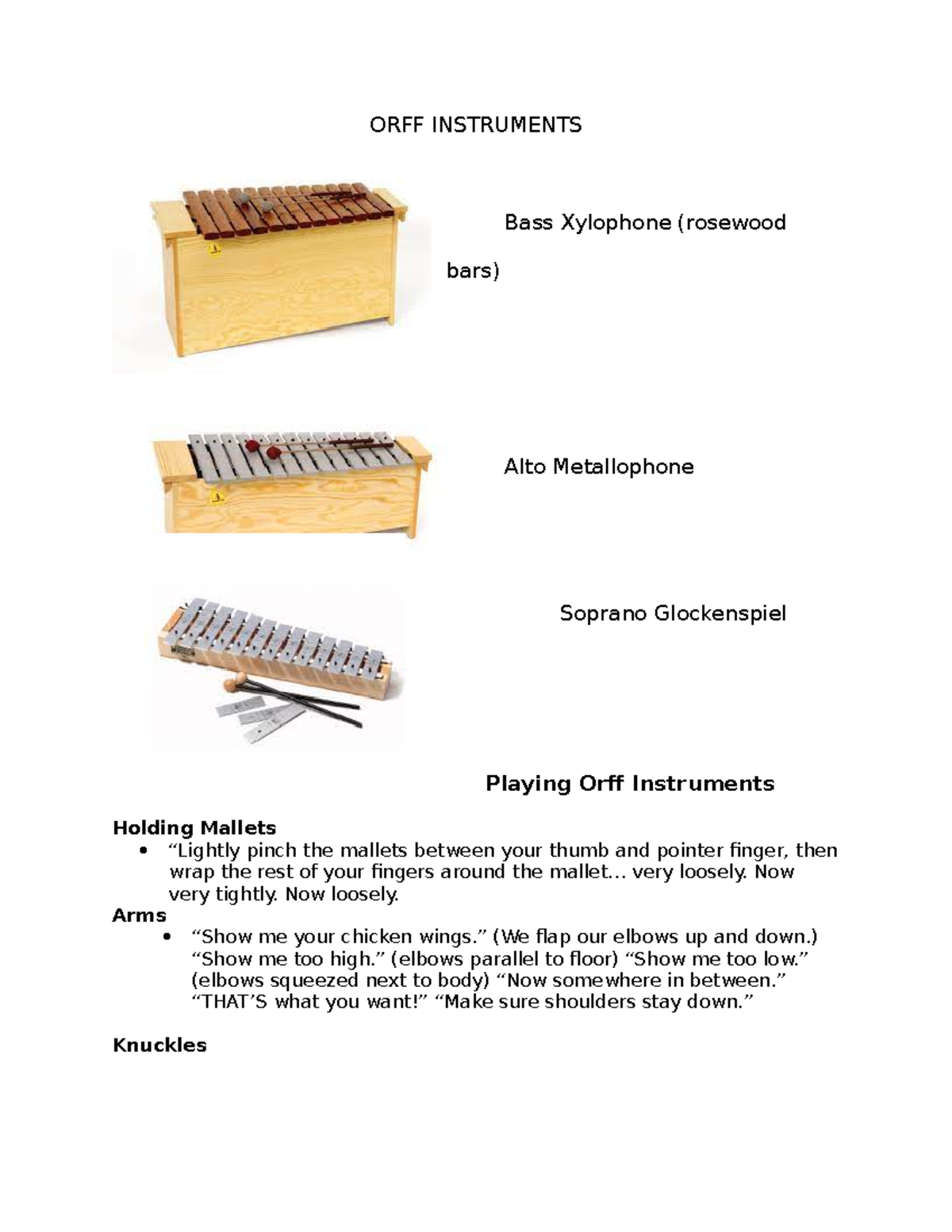 ORFF Instruments - ORFF INSTRUMENTS Bass Xylophone (rosewood bars) Alto ...