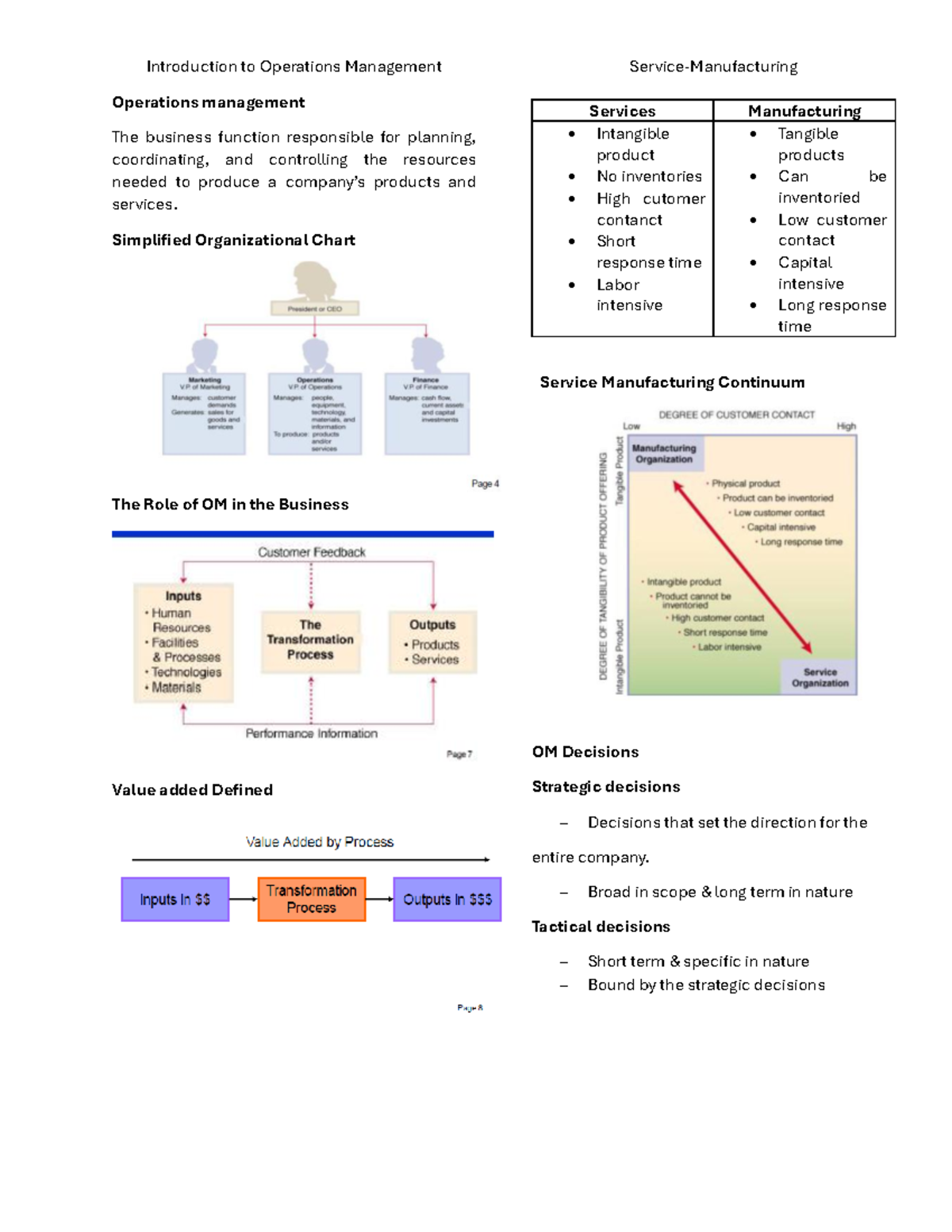 Reviewer Introduction to Operations Management - Introduction to Operations Management ...