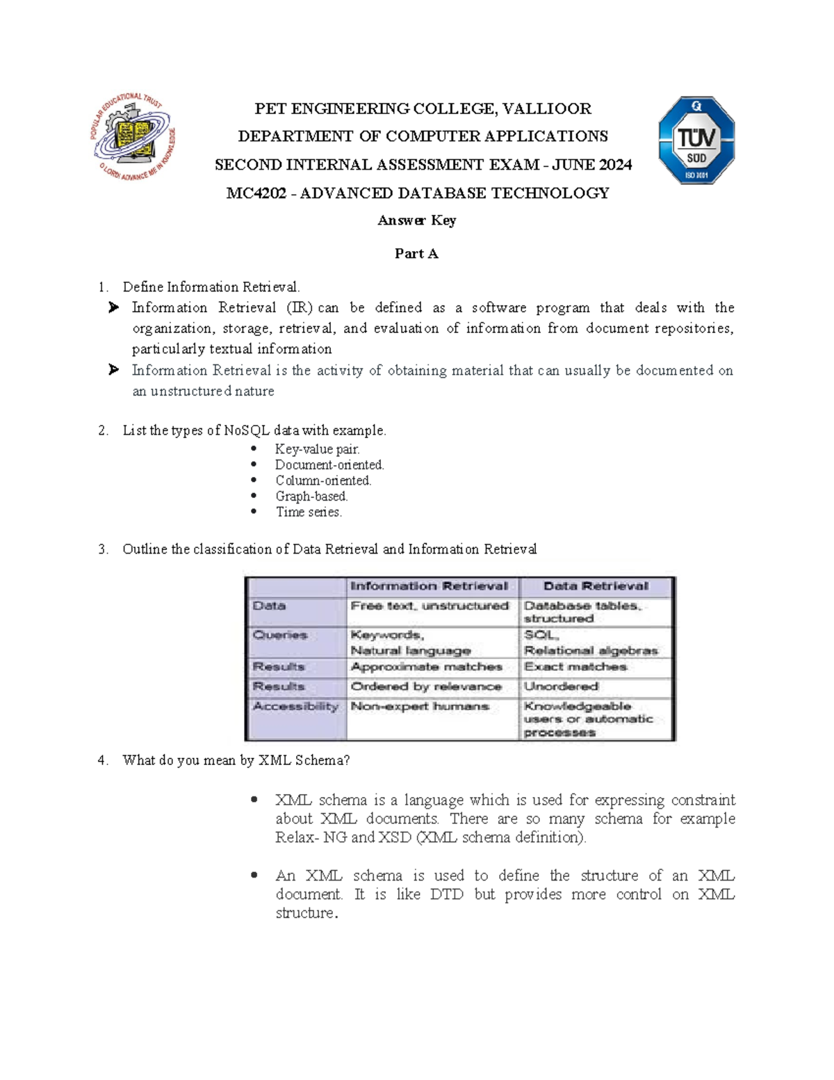MC4202 IAT II Answer Key - PET ENGINEERING COLLEGE, VALLIOOR DEPARTMENT ...