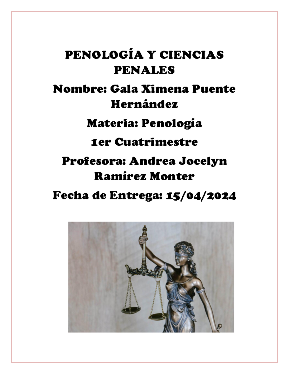 Cuadro Comparativo Penologia Ciencias Penales GALA Ximena Puente ...