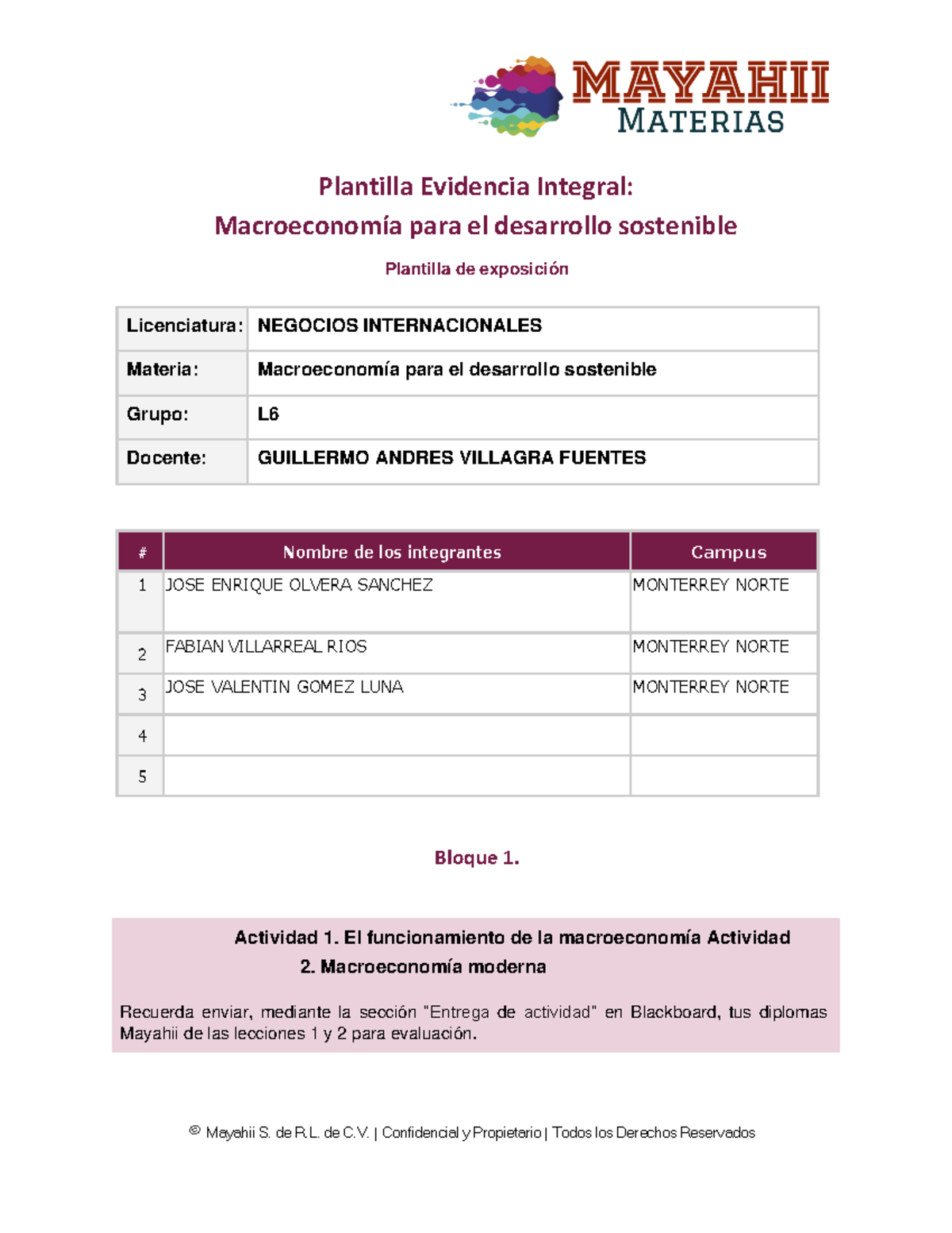Plantilla Evidencia Integral Macroeconomía para el desarrollo ...