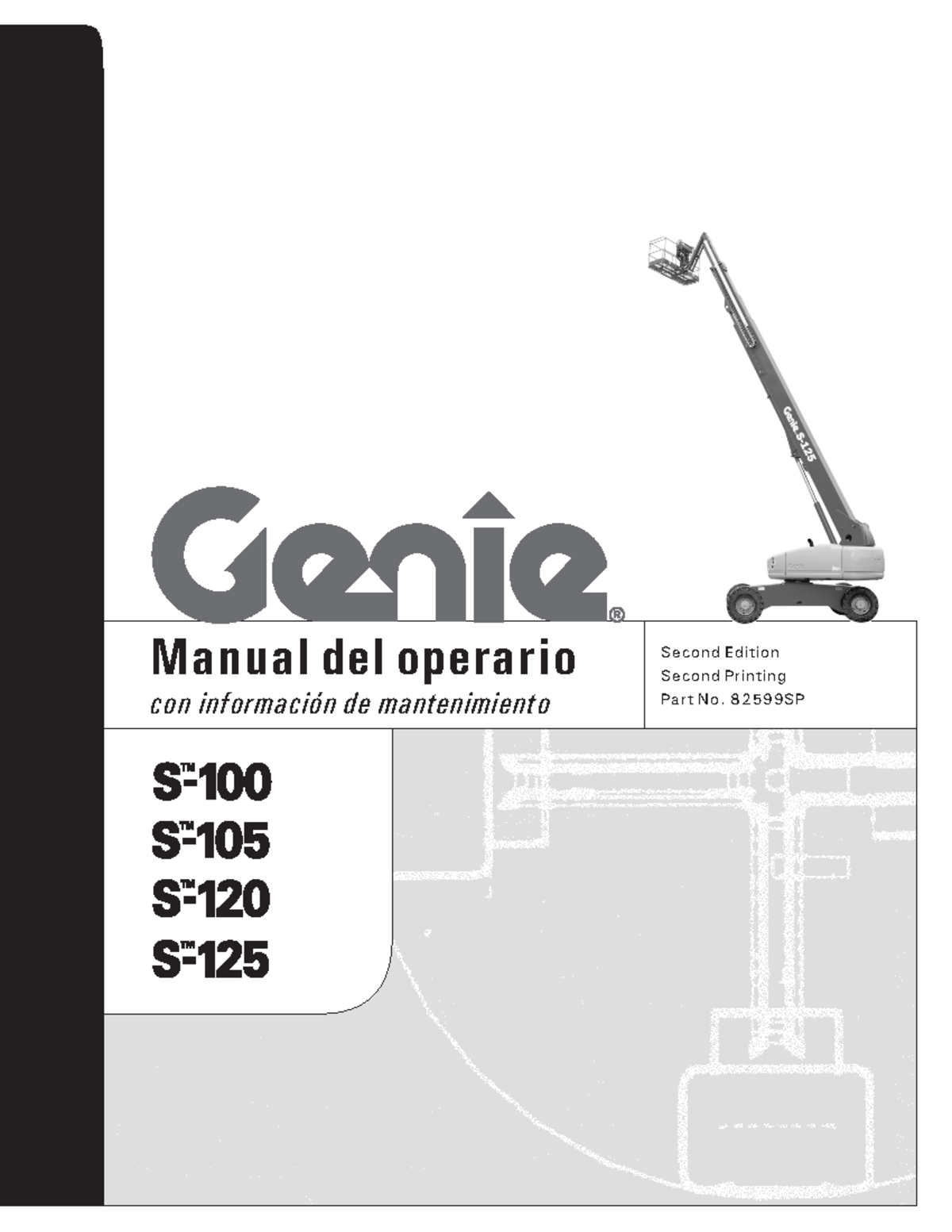Genie S - 125 (manual operacion) - Manual del operario con información ...