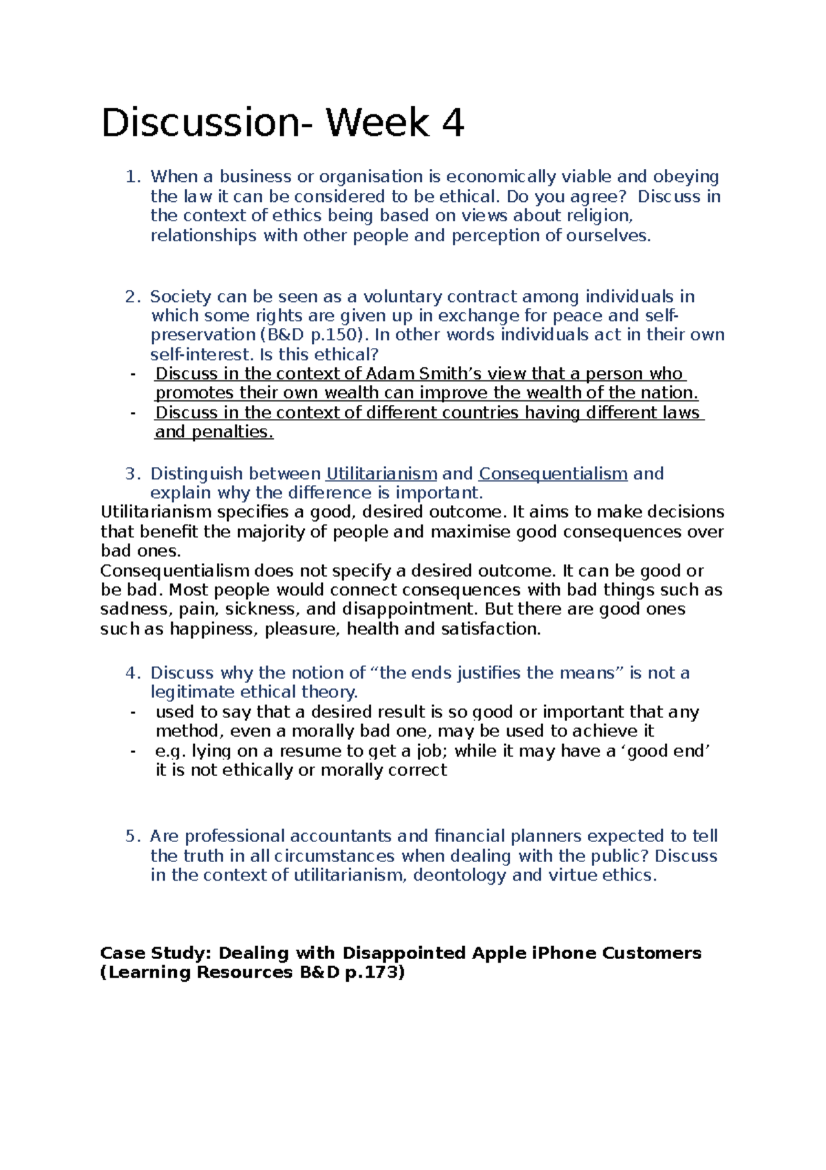 Week 4- discussion/ tutorial - ACCT1081 - RMIT University - Studocu