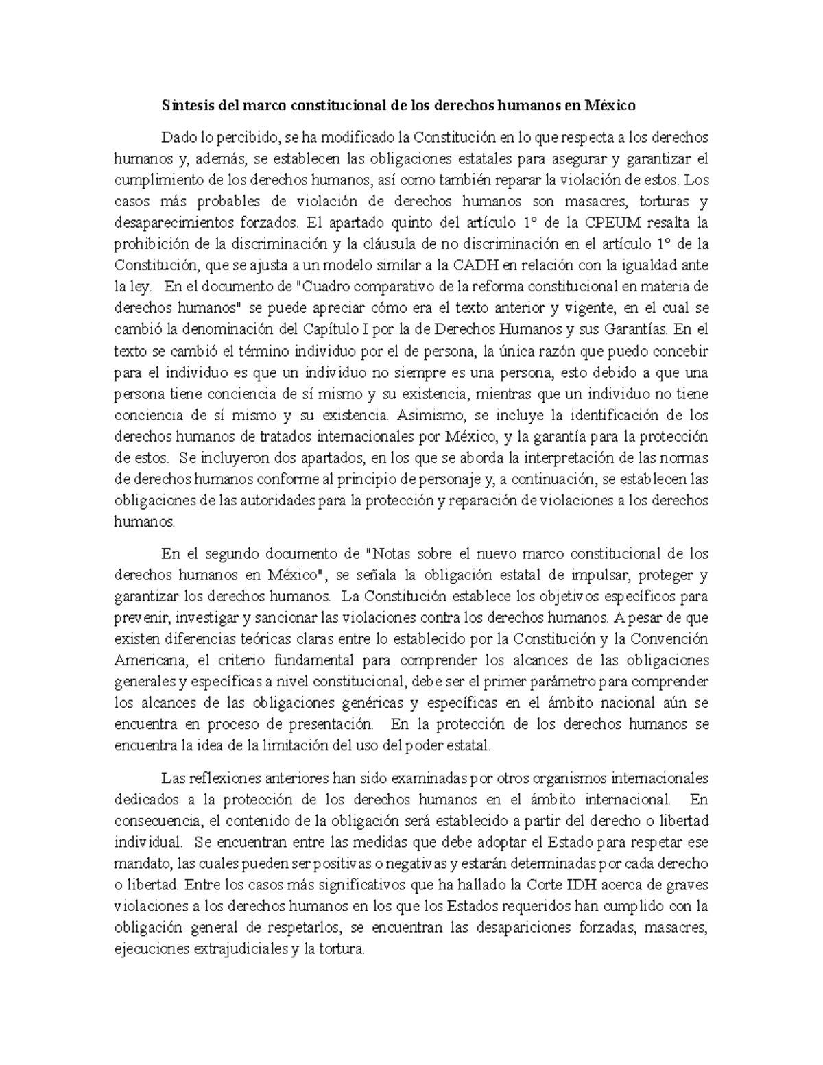 Actividad B5 - Síntesis del marco constitucional de los derechos ...