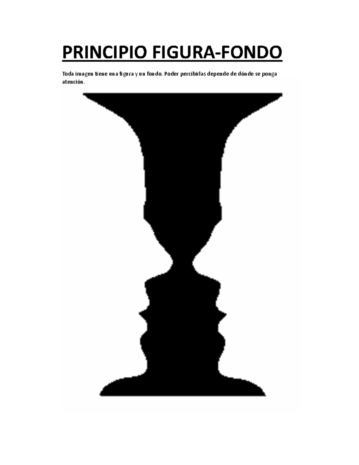 Leyes Y Principios Gestalt - PRINCIPIO FIGURA-FONDO Toda imagen Ɵene ...