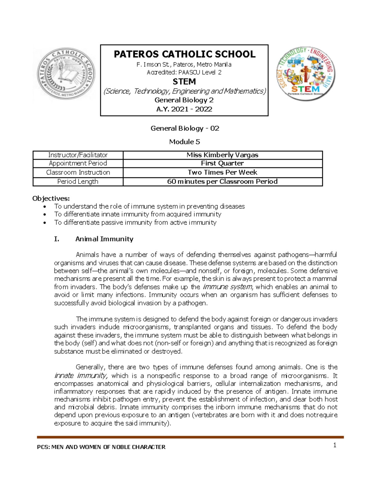 Module 5 Genbio 2 - Intro Biology - General Biology - 02 Module 5 ...