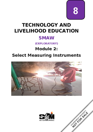 Module 3 Dressmaking - EXPLORATORY OFFERED - Technology and Livelihood ...