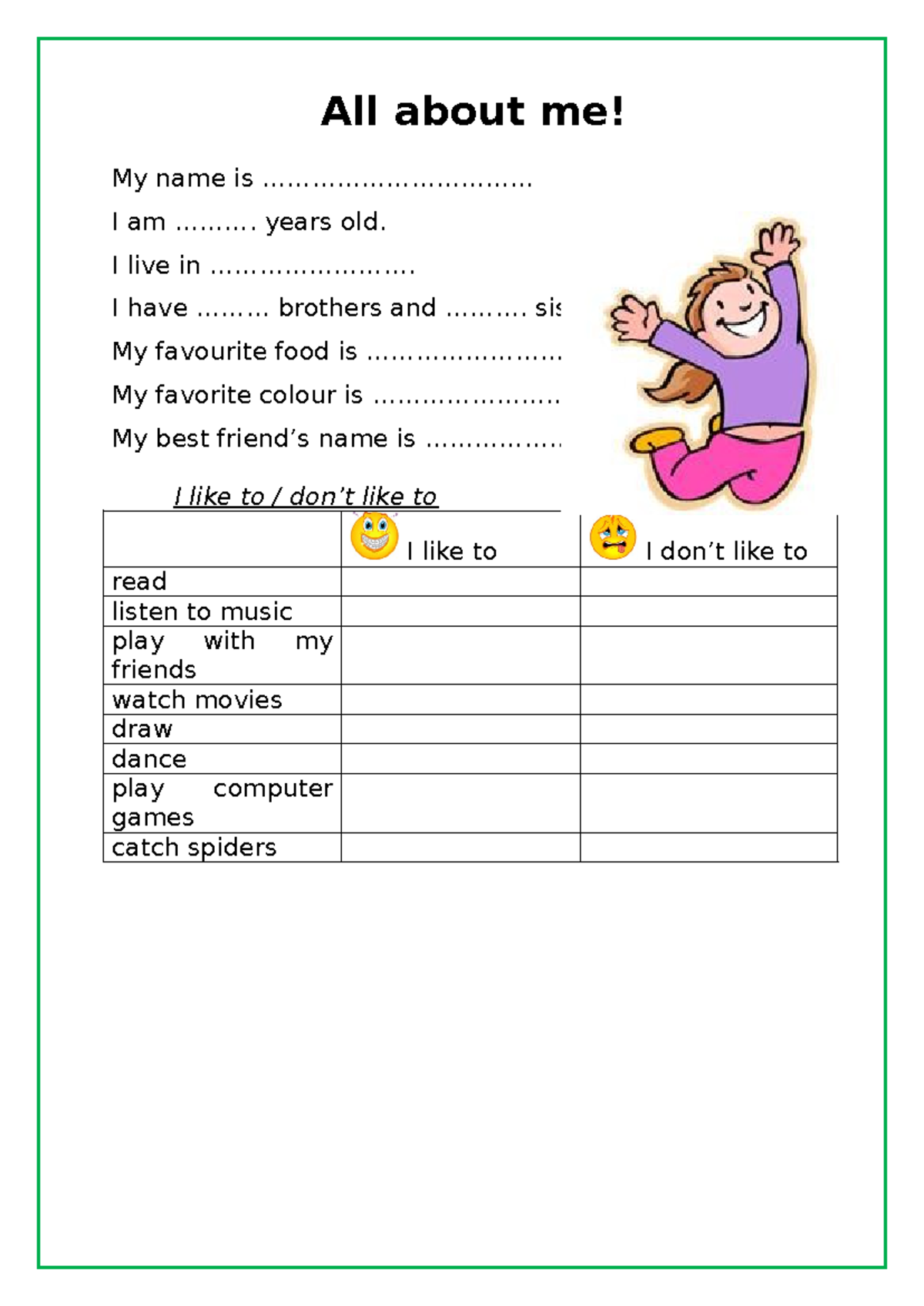 All-about-me-fun-activities-games-icebreakers-oneonone-activiti 16946 ...