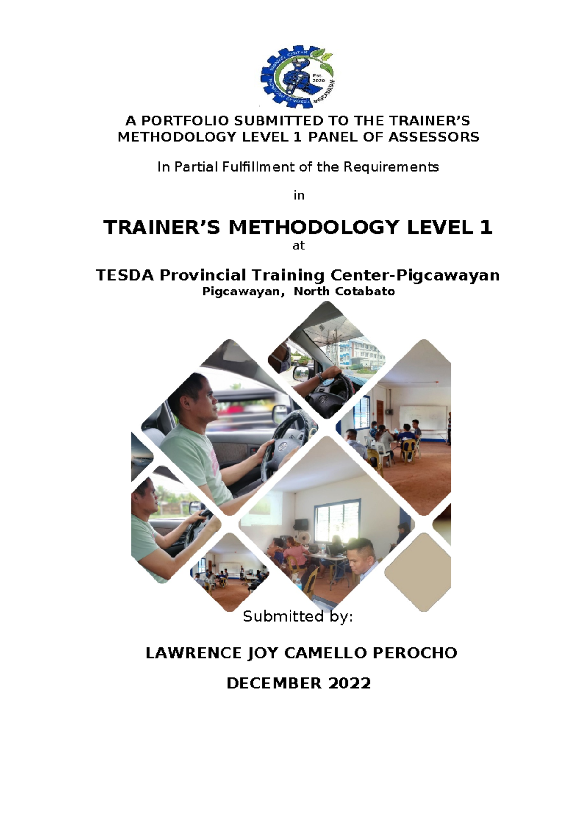 Perocho Portfolio-UC2LO1- Edited - A PORTFOLIO SUBMITTED TO THE TRAINER ...