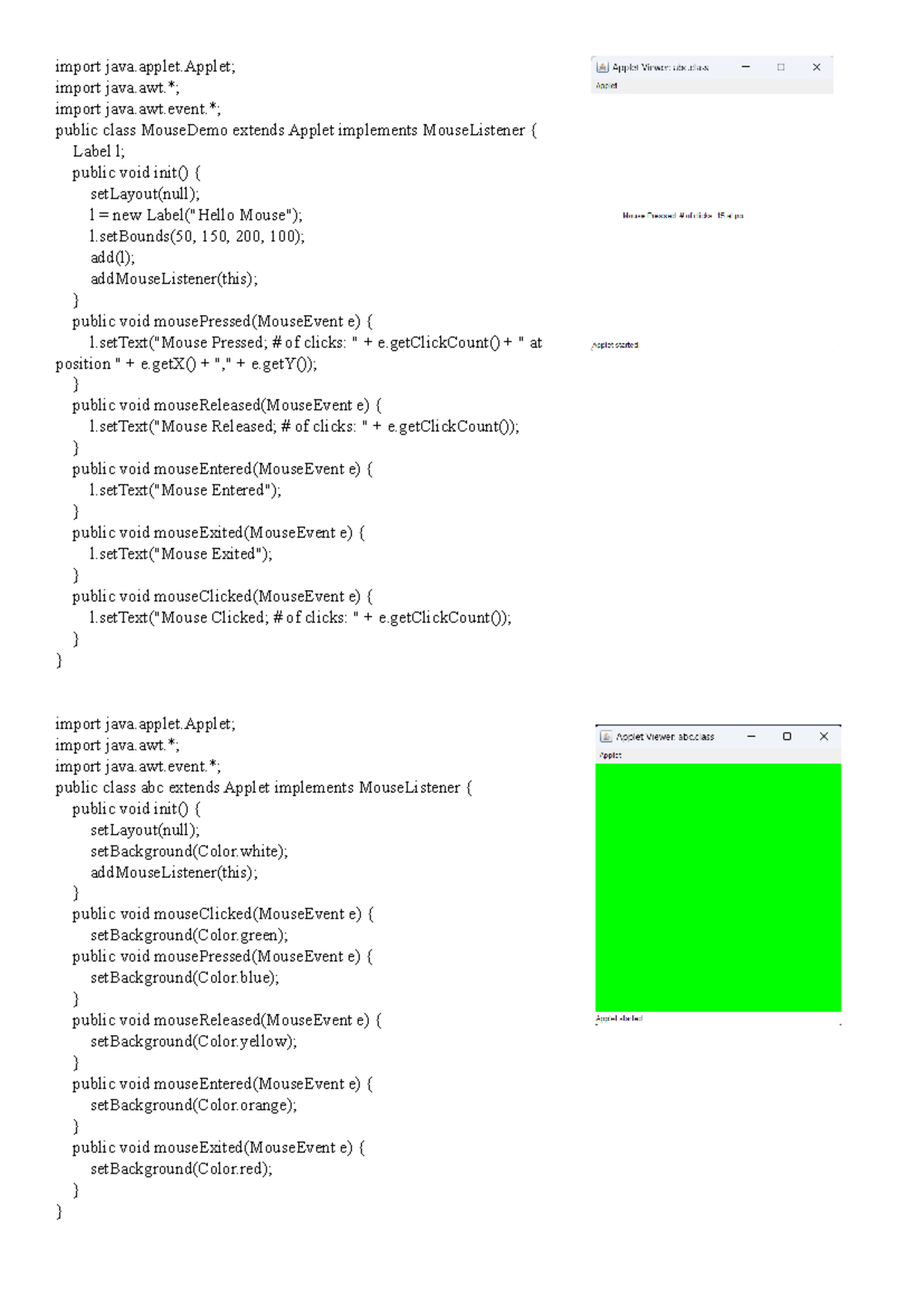 Exp11 - ajp - import java.applet; import java.; import java.awt ...
