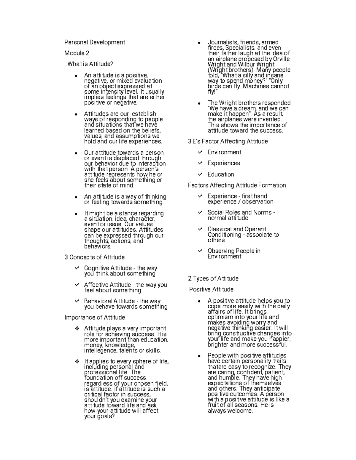 Perdev Module 2 3 - lecture - Personal Development Module 2 .What is ...