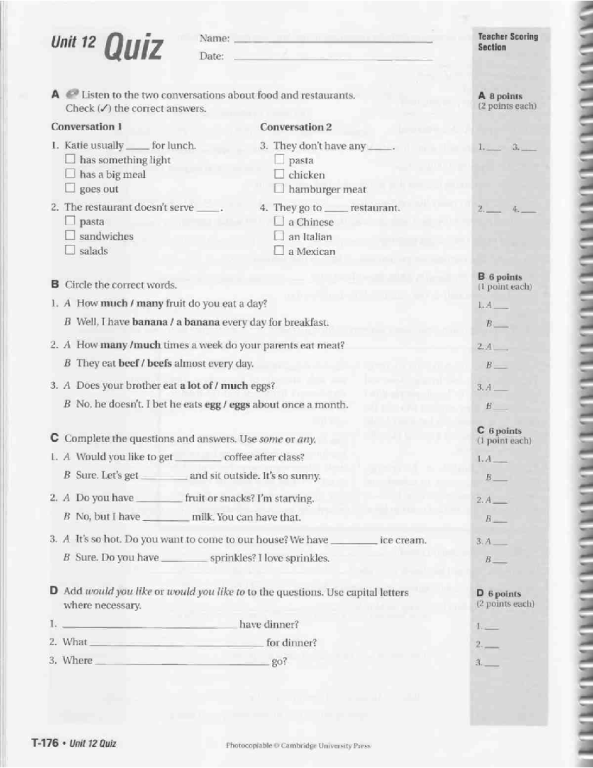 386562130 Level 1 Unit 12 Written Quiz - Propedéutica Médica - Studocu