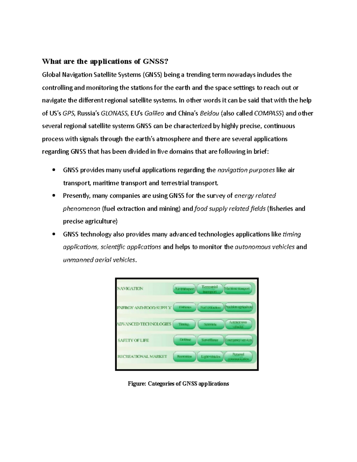 GNSS and NavIC - What are the applications of GNSS? Global Navigation ...