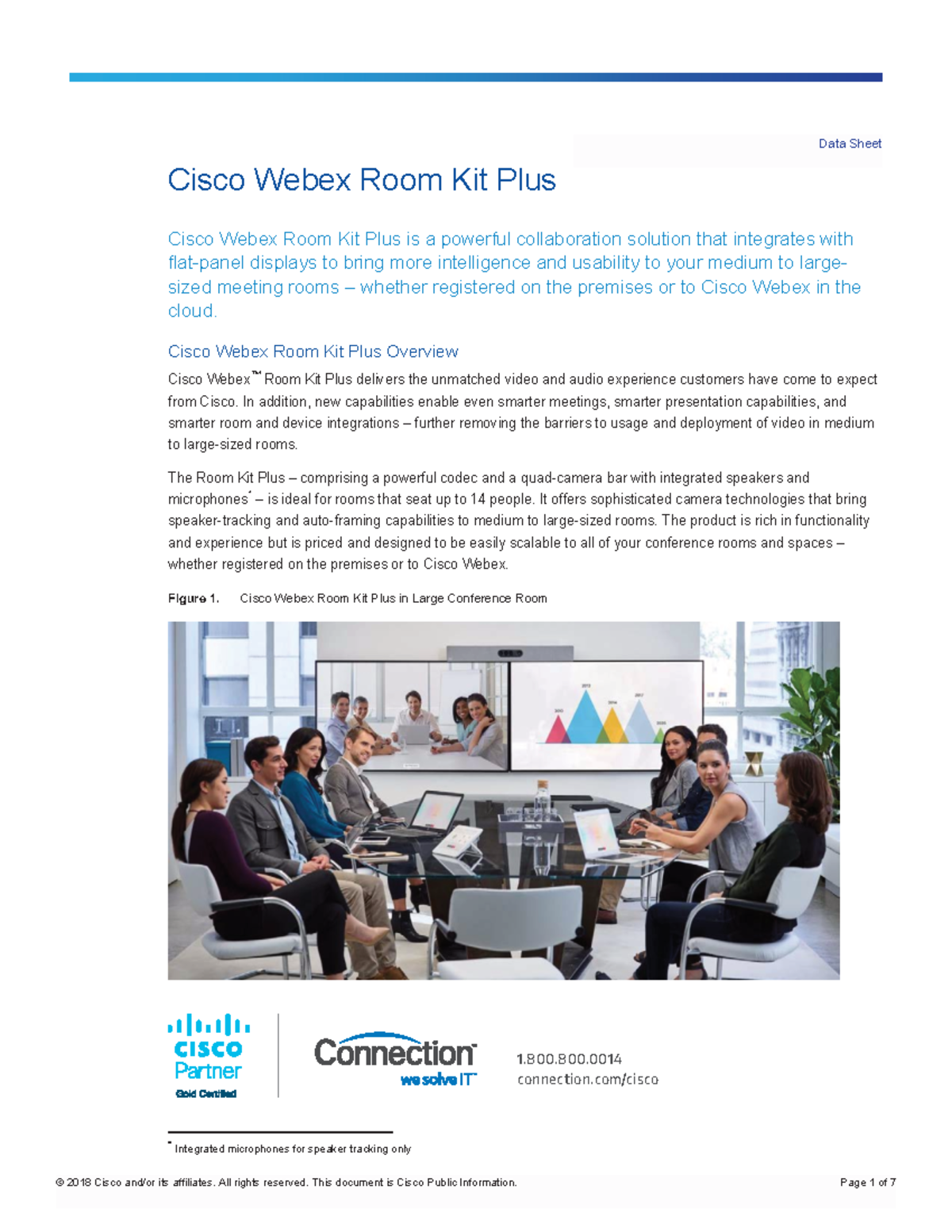 Cisco webex room kit plus datasheet - Data Sheet Cisco Webex Room Kit ...