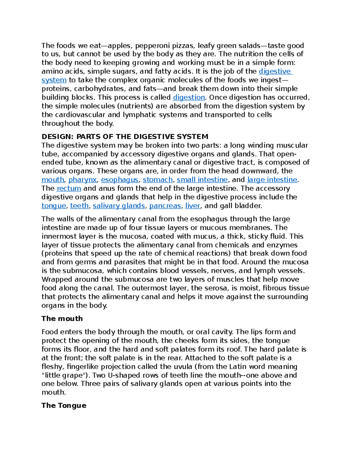 Human nutrition the digestive system notes - The foods we eat—apples ...