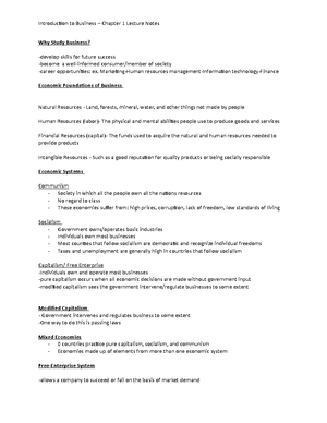 Business Ethics and Social Responsibility Lecture Notes P1 ...