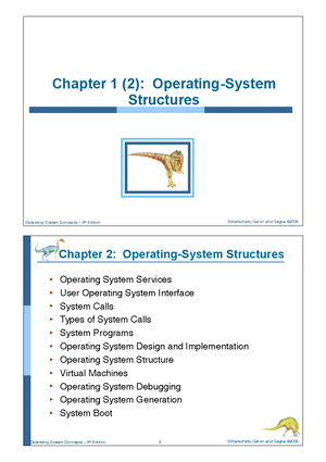 Ch1-Introduction P1 2021 NHV - Operating System Concepts – 8 th Edition ...